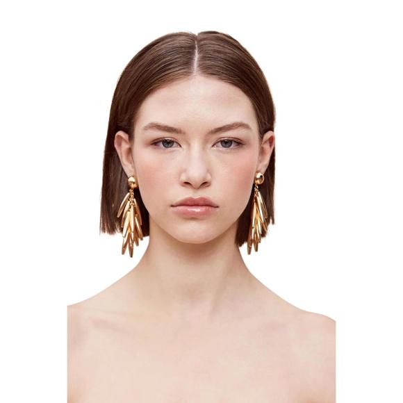 cult gaia | Jewelry | New Cult Gaia Sunella Earring In Gold | Poshmark